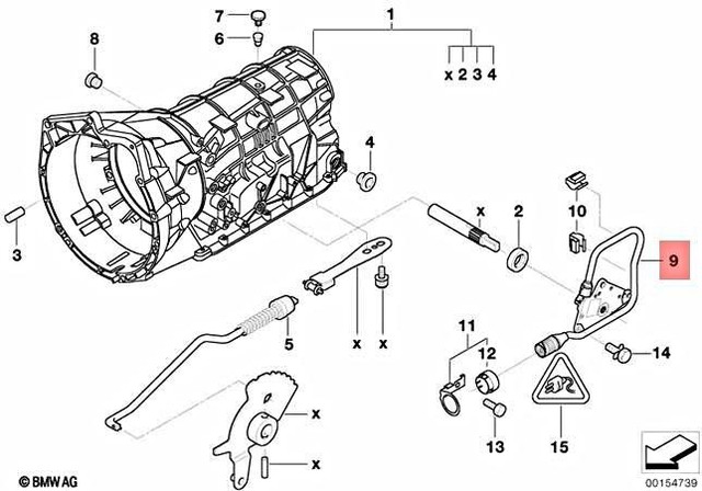 Genuine BMW Transmission Position Switch Automatic OE 24107507818 for ...