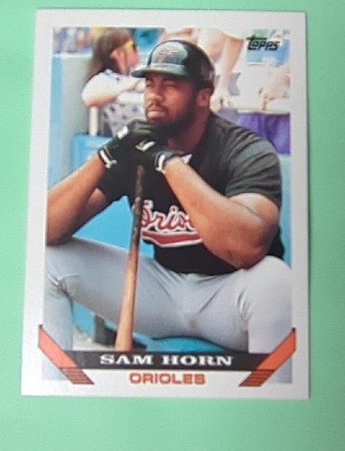 1993 Topps Sam Horn #109 Baltimore Orioles Baseball Card | eBay