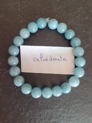 Bracelet Pierres Naturelles Calcedonite | eBay