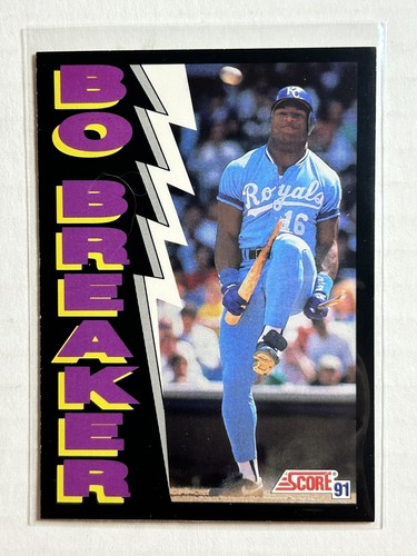 1991 Score 'Bo Breaker' #773 Bo Jackson | Kansas City Royals | Auburn ...