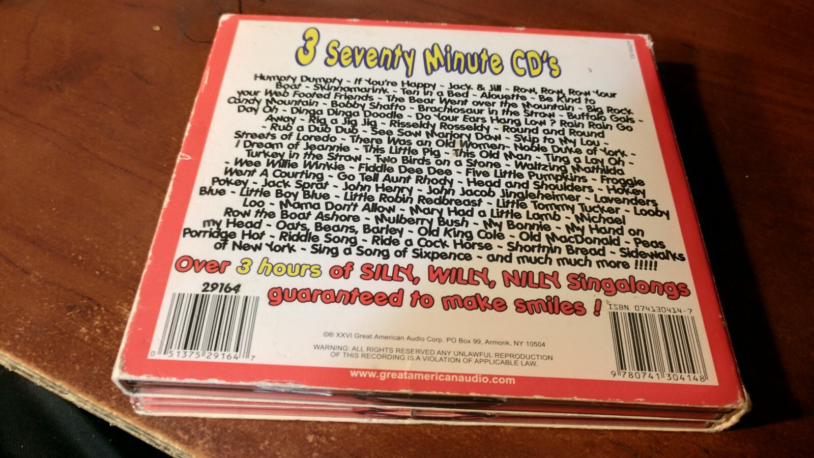 150 Silly Willy Nilly Singalongs by Great American Audio 0741304147 for ...