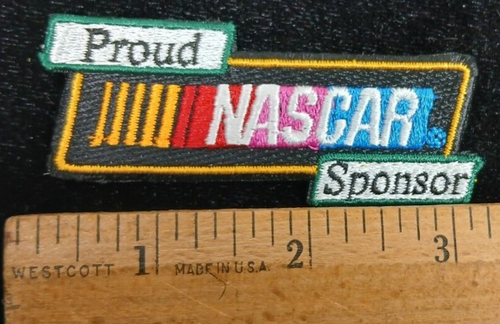Proud NASCAR Sponsor embroidered Iron on patch Free Shipping New | eBay