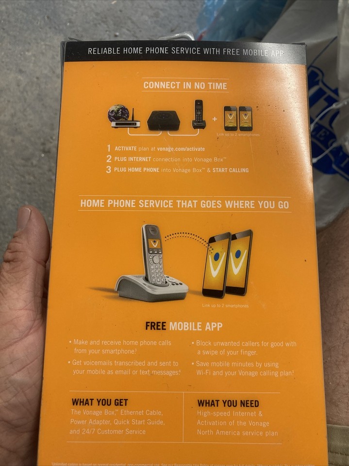 Vonage HT802-VD Home Phone Service w Free Mobile App New 891658000067| eBay