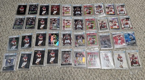 Huge Lot Of 40 CS Graded Mac Jones Cards Patriots Rookie RC Prizm Wild ...