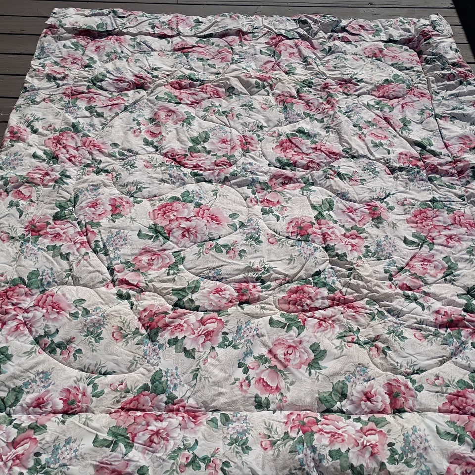 Vintage SPRINGS Comforter Set Full Double Nicole Floral Bedding Bed ...