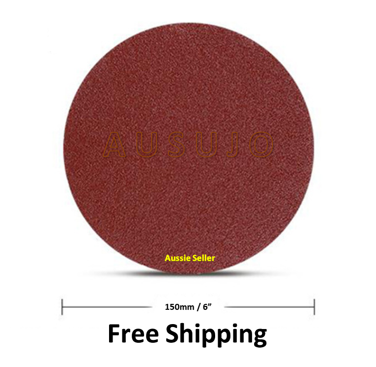 100mm 125mm 150mm 180mm 225mm 5" 9" Sanding Disc Discs Pad Hook Loop ...