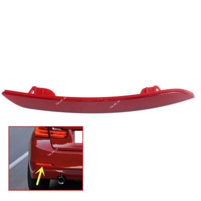 Rear Bumper Reflector Cover Red Left #63147301187 For BMW 3 Series F30 ...
