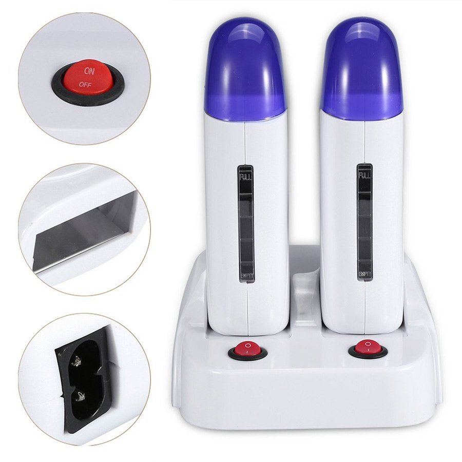 Depilatory Roll On Wax Heater Waxing Cartridge Hair Removal Hot Wax ...