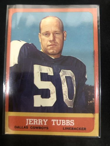 1963 Topps Jerry Tubbs #80 Dallas Cowboys Well Centered | eBay