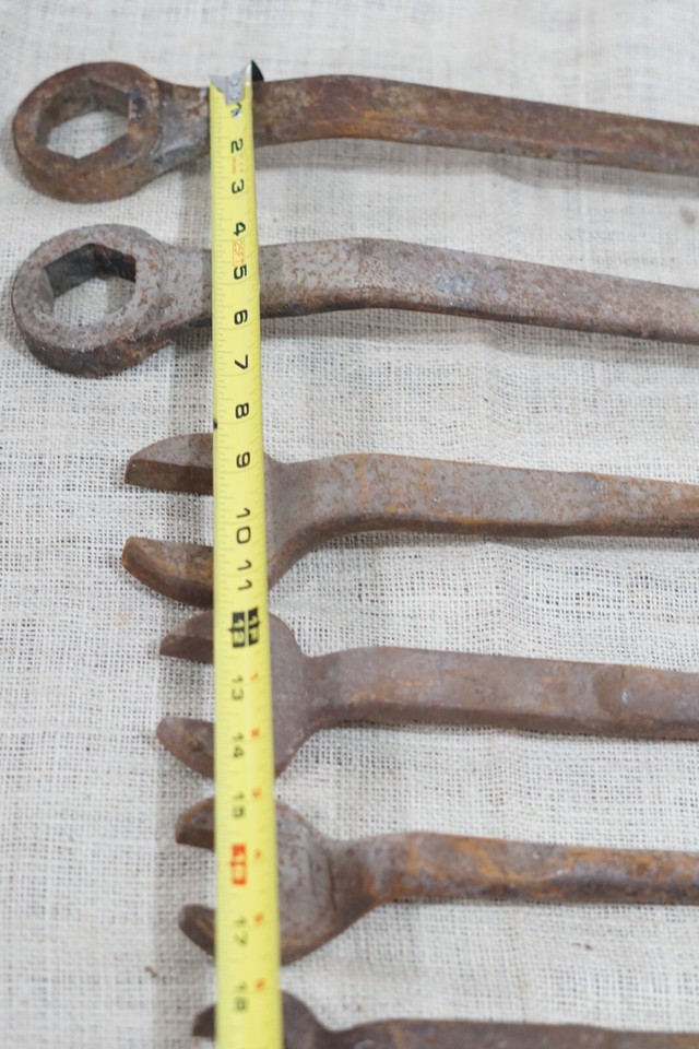 6 Very Large Wrenches Tools Railroad Locomotive Tool Train Vintage ...