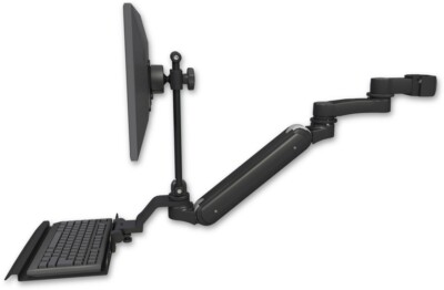 ICW Inverted Ultra 182 Arm with EV710 monitor mount mount for a 2" pole ...