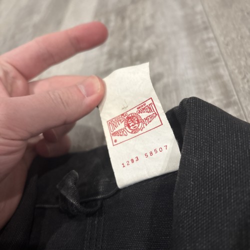 Vintage Carhartt Detroit Jacket Adult M Trucker Unlined Denim Canvas ...