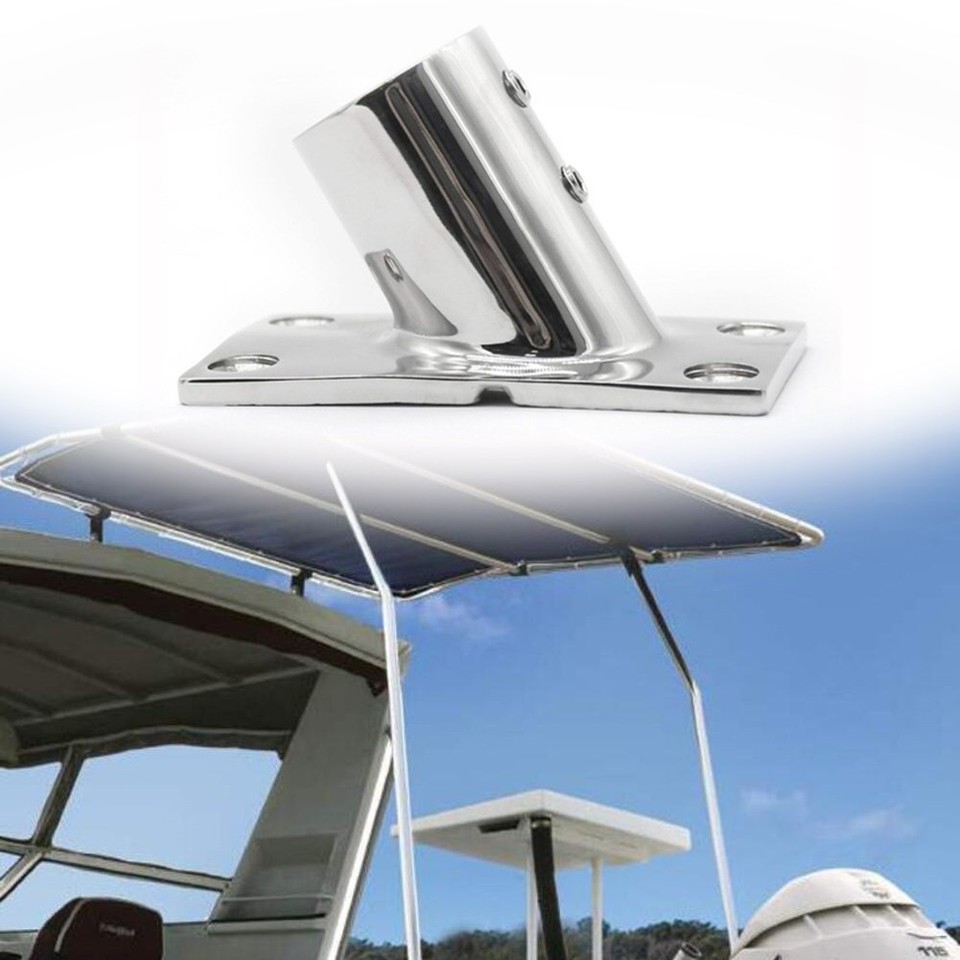 316 Marine Grade Stainless Steel Pipe Seat 60 Degree Square Bottom for ...