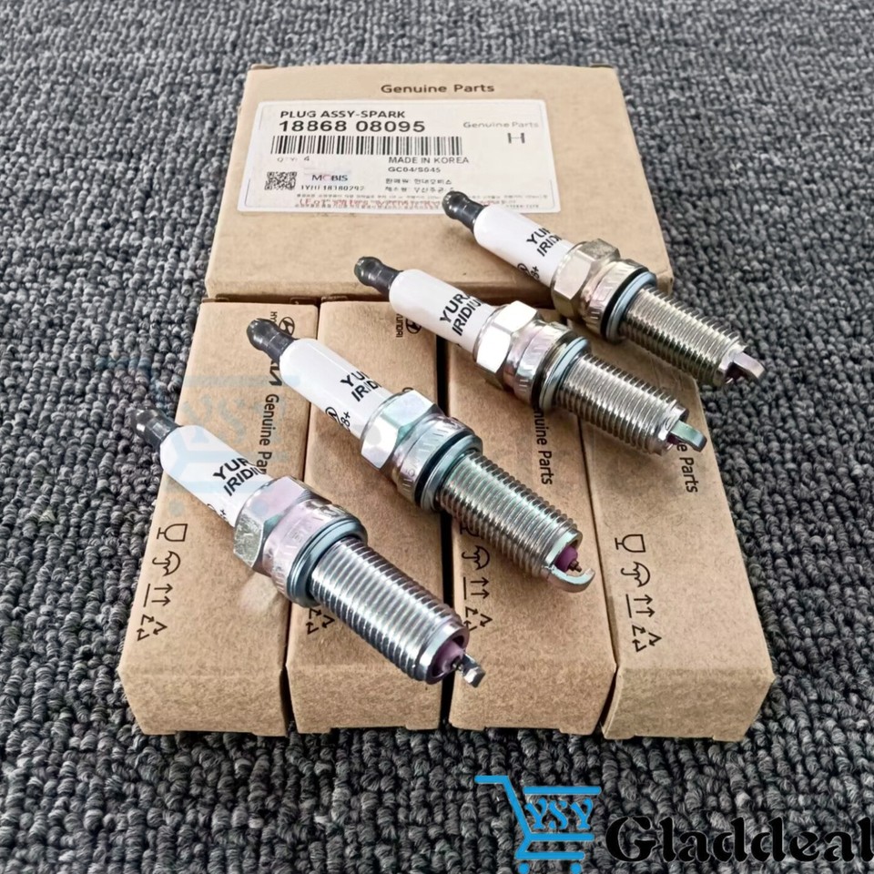4PCS Genuine OEM Spark Plug 18868-08095 For Hyundai Kia Niro Ioniq 1.6L ...