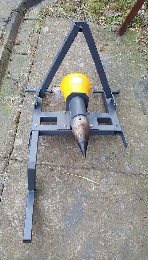 TRACTOR LOG SPLITTER WOOD TIMBER CUTTER SCREW TYPE POWERED FROM PTO ...
