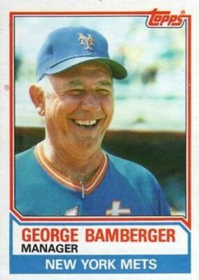 #246 George Bamberger - New York Mets - 1983 Topps Baseball | eBay