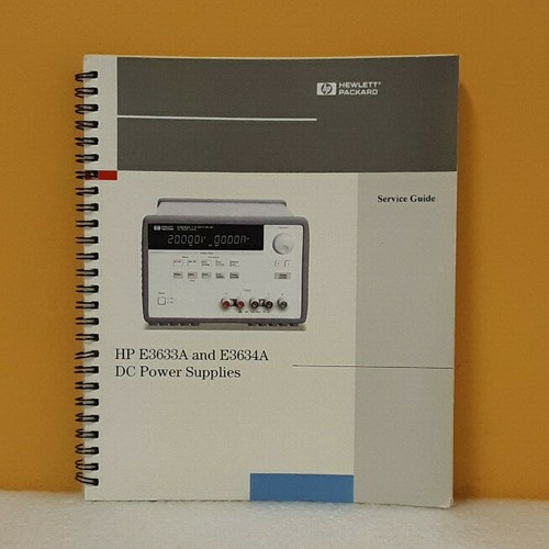 HP E3634-90010 E3633A/E3634A DC Power Supplies Service Guide | eBay