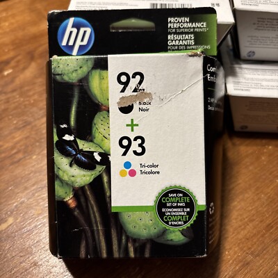 Genuine HP 92 93 Ink Cartridge Combo for HP6310 C3150 Printer-OEM Ink ...