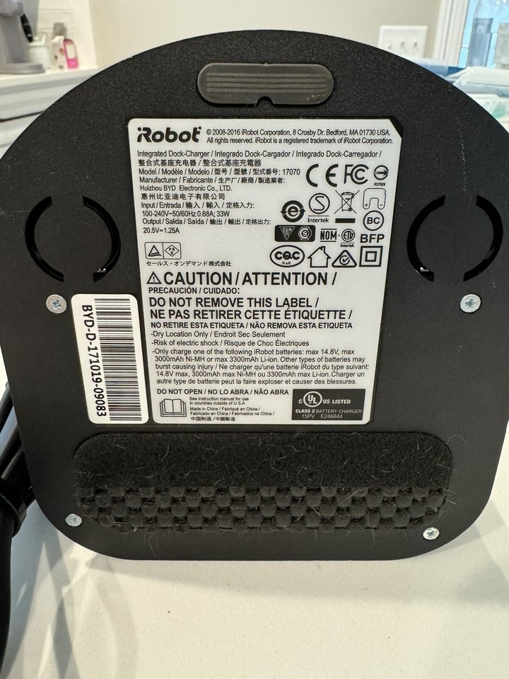 iRobot Roomba Charger Model 17070 Integrated Charging Dock Home Base | eBay
