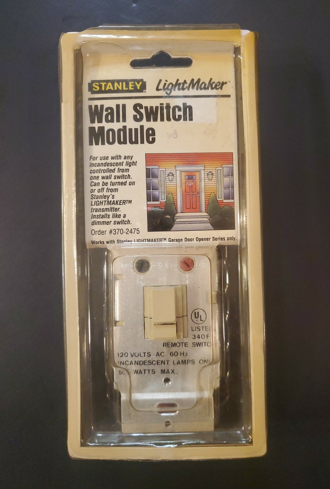 370-2475 Stanley Lightmaker Wall Switch Module for sale online | eBay