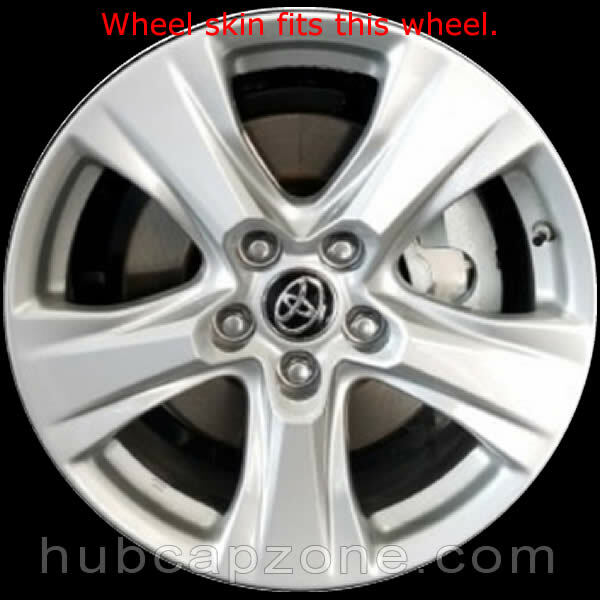 Set of 4 2020 Black Toyota Rav4 Wheel Skins Hubcaps 17" Rav 4 Black ...