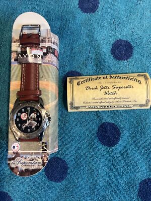 Vintage Avon Superstar Watch 1999 Derek Jeter | eBay