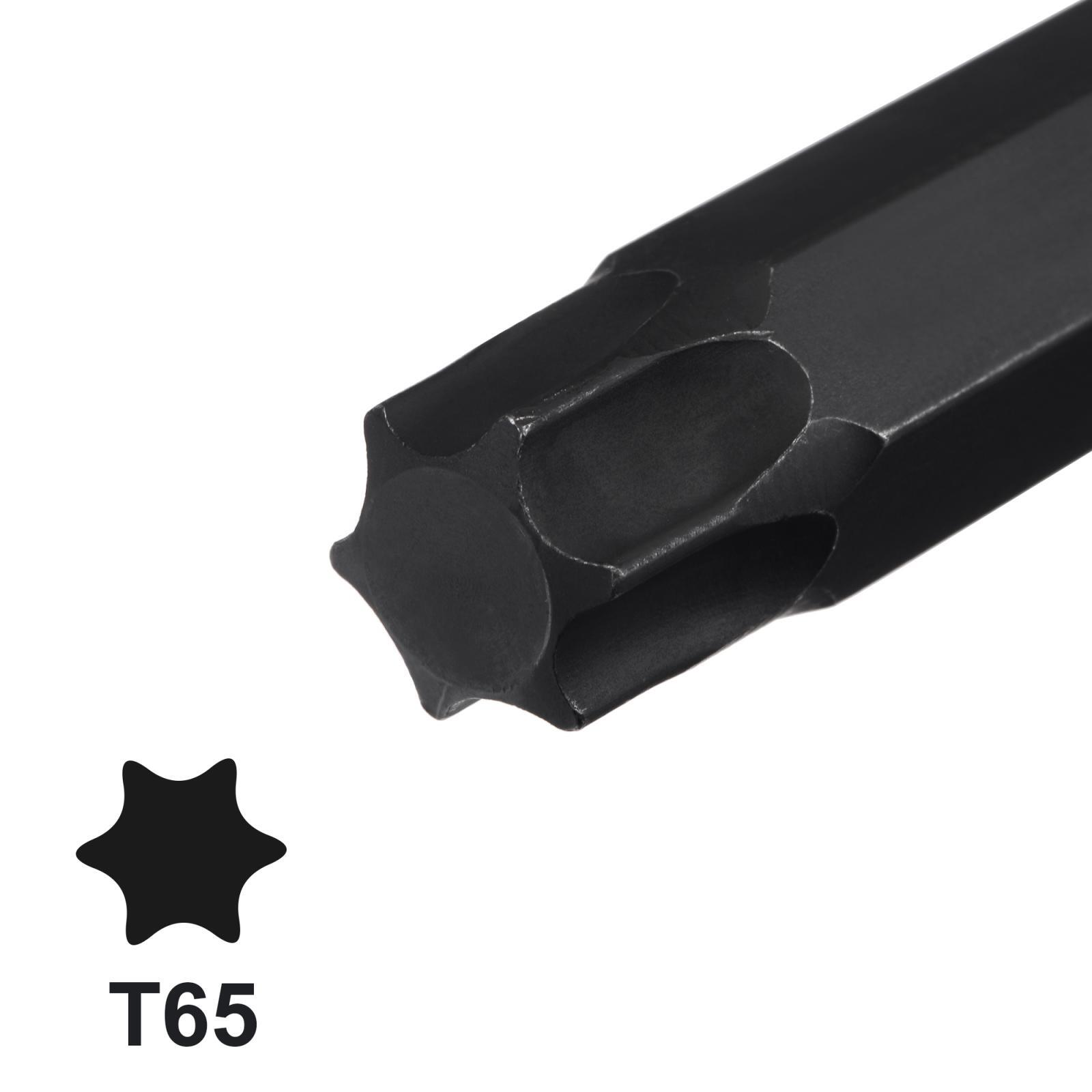 T65 Torx Bit Impact Socket 1/2" Drive S2 Steel Bits Cr-Mo 8" 200mm ...