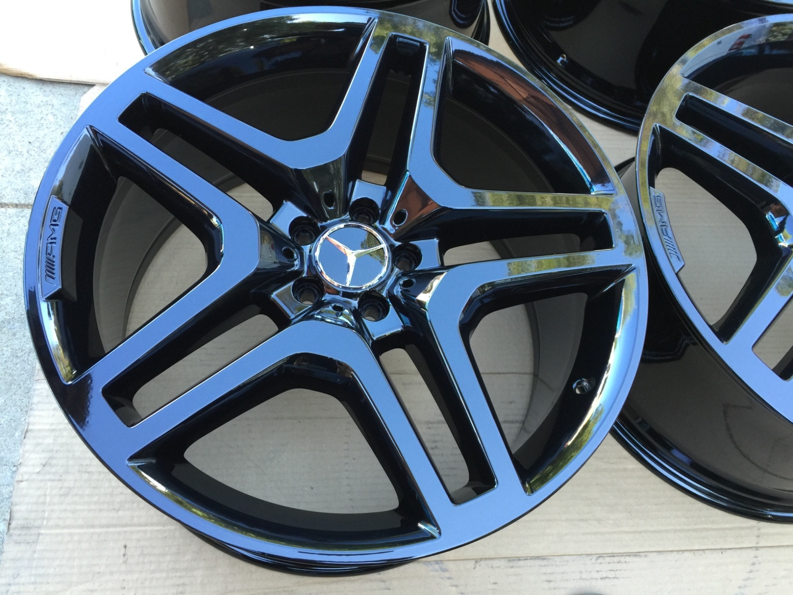 21" NEW OEM FACTORY ORIGINAL MERCEDES GL63 GL550 GL450 GL350 AMG BLACK ...