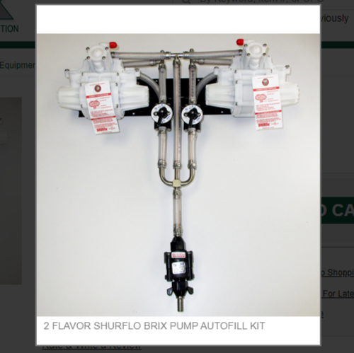 FLAVOR SHURFLO BRIX PUMP AUTOFILL KIT | eBay