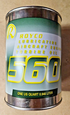 Royco 560 Lubricating Aircraft Engine Turbine Oil 2016 | eBay