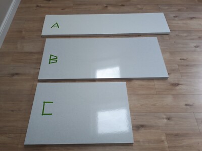 Laminate Kitchen Worktop Offcuts - White (Cooke & Lewis / B&Q) | eBay UK