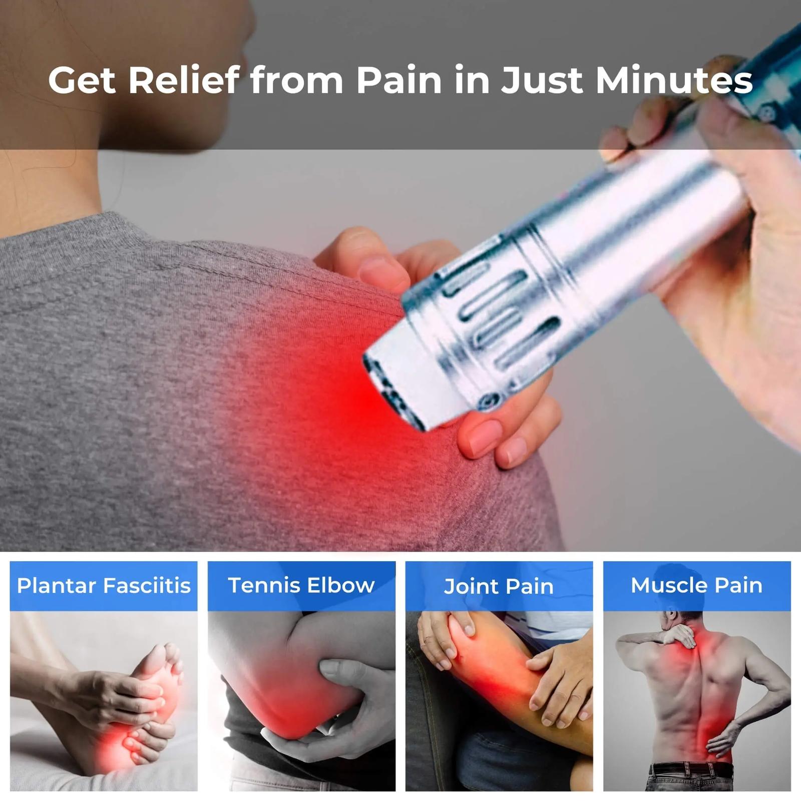 Portable Shockwave Therapy Machines Pain Relief Multi-Functional Body ...