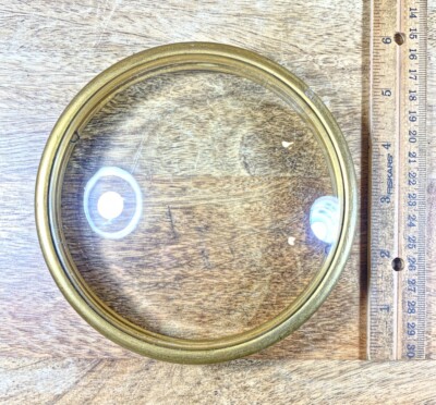 Antique Clock Bezel W/ Beveled Glass (140.60mm Dia, 122.30mm Inner Dia ...