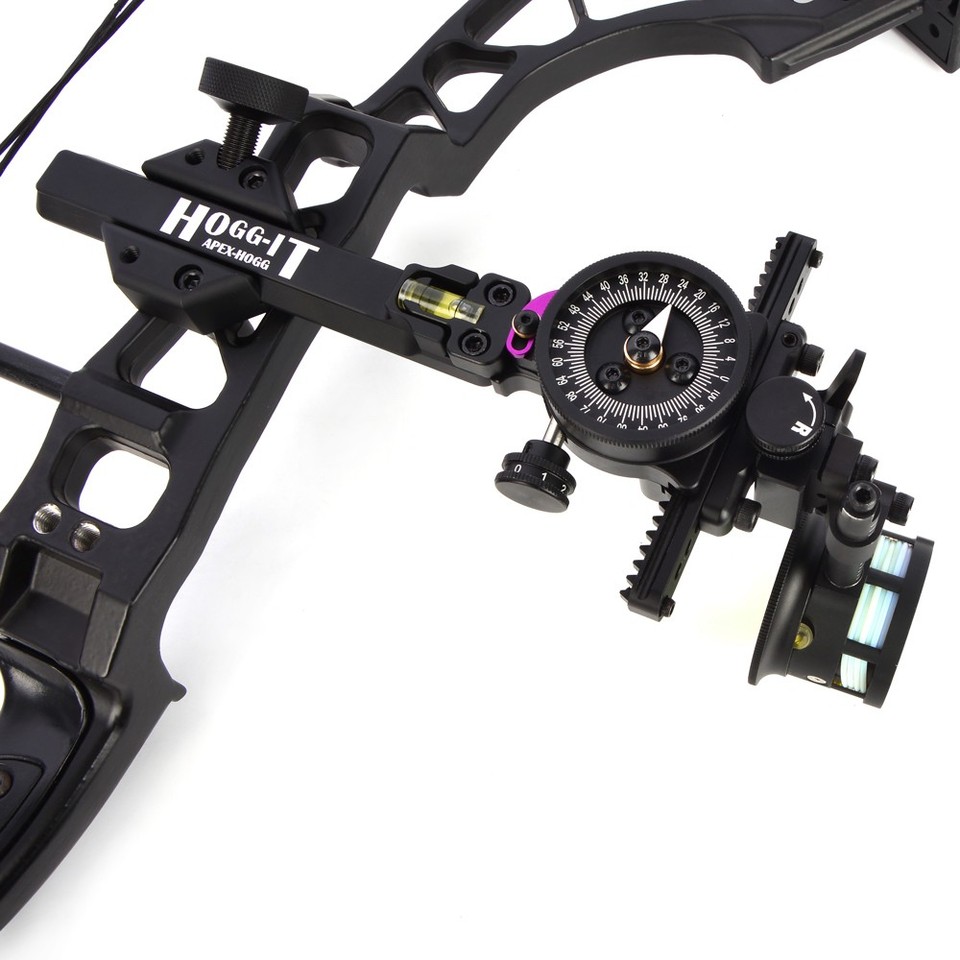 2 Pin Sight Compound Bow Pointer Adaptor 0.019" Micro Adjust Archery ...