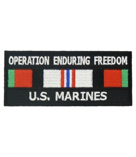 Enduring Freedom U.S. Marines Service Ribbon Patches | eBay