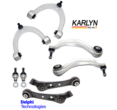 Control Arm Front Lower Upper Ball Joint Kit Lt/Rt 8pc OE Quality for ...