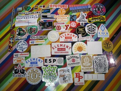 vtg 1990s 2000s Element Skateboard sticker - Andy Stone Pepper ...