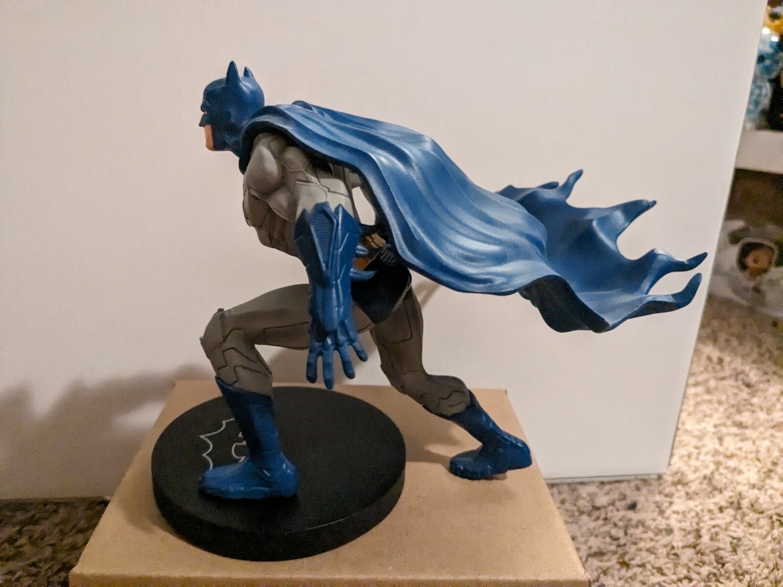 Batman Jim Lee Statue Figure Gamestop Blue Cowl Cape - DC Comics | eBay