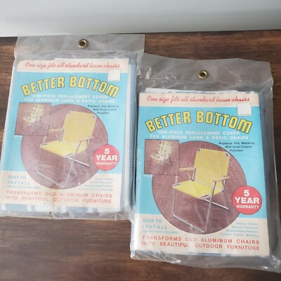 VTG 2 Better Bottom Replacement Covers Aluminum Lawn Patio Chair ...