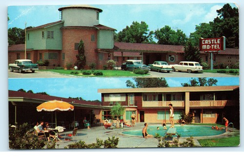 Beaumont Texas Castle Motel 1125 North 11th Street 1950s Vintage ...
