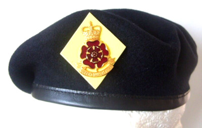 QUEENS LANCASHIRE REGIMENT VETERAN BERET & CAP BADGE +BACKING QLR | eBay UK