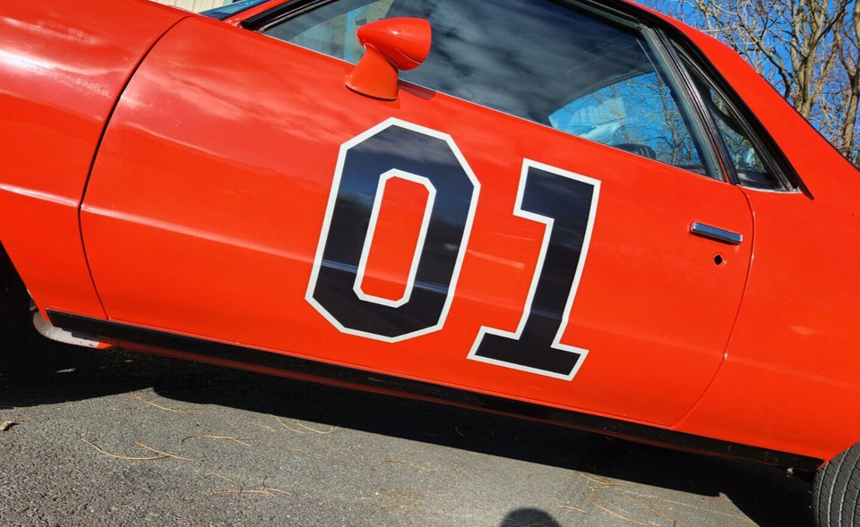 Dukes of Hazzard GENERAL LEE 01 Door Decals / Decal Sticker Kit ...
