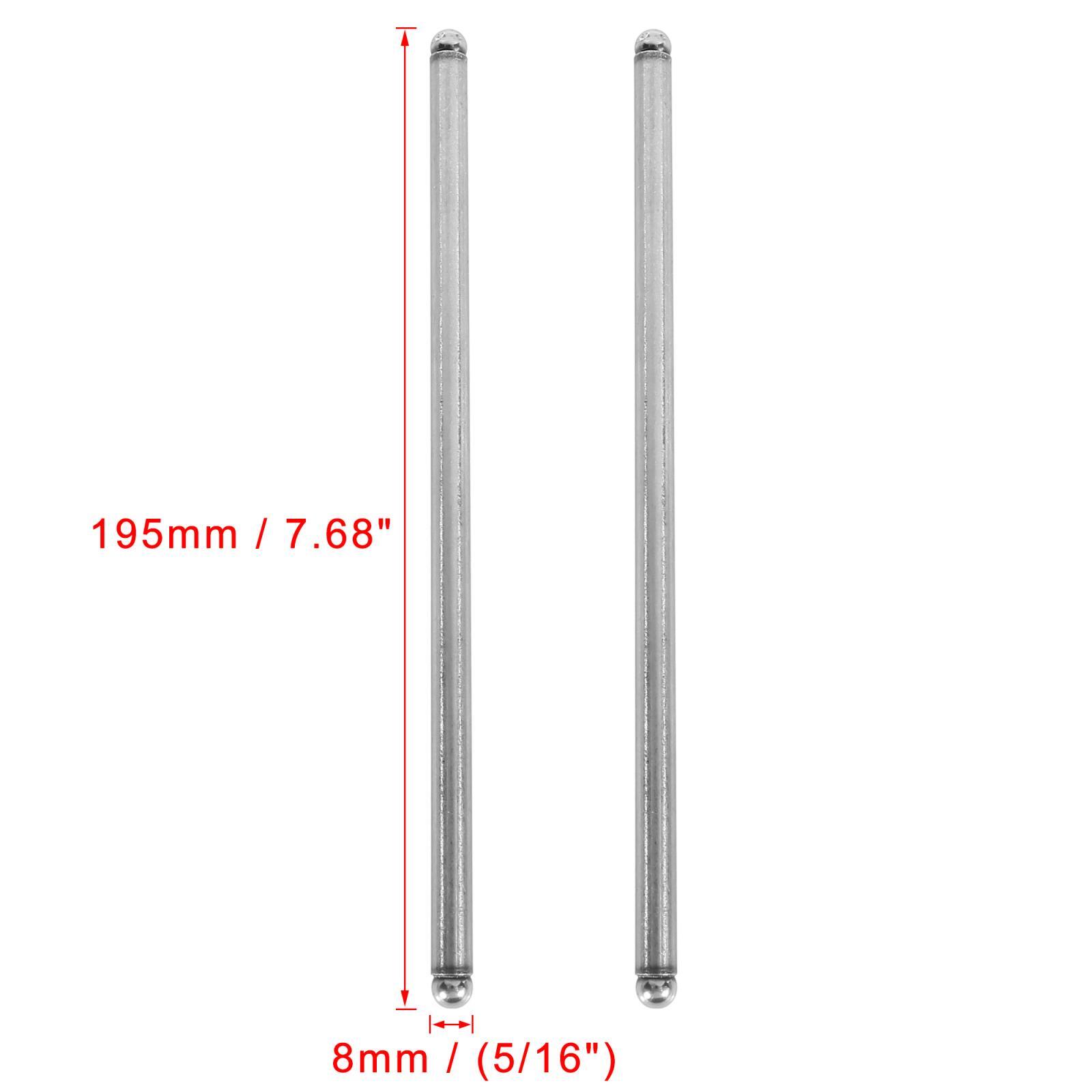 16pcs Pushrod Push Rods 5/16“ for Chevy Small Block SBC 262 Hardened ...