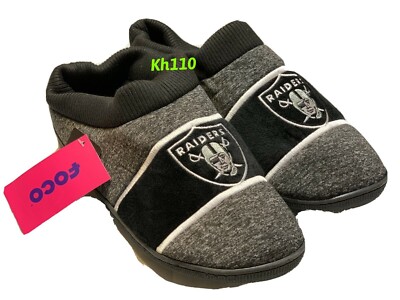 NFL Las Vegas Raiders Grey Cup Solegrey Cup Sole Slippers | eBay