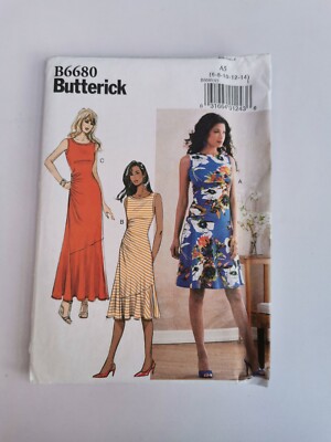 Butterick Sewing Pattern Butterick Pattern B6680 Misses' Dress Lady | eBay