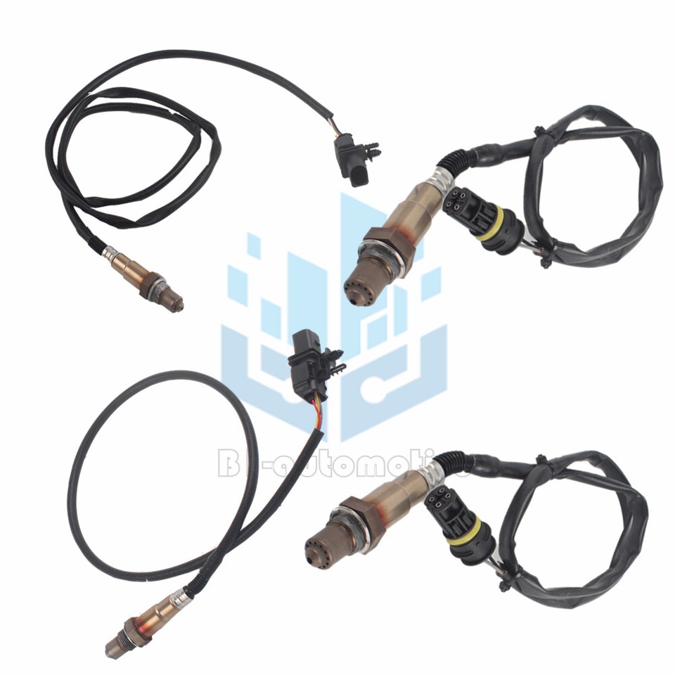 4PCS O2 Lambda Oxygen Sensors Upstream and Downstream For BMW X5 10-07 ...