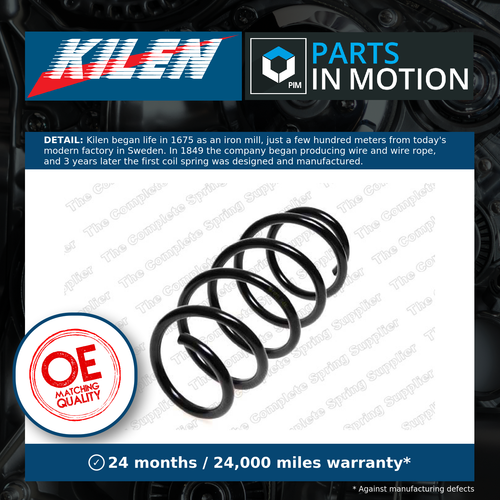 2x Coil Springs (Pair Set) fits VAUXHALL COMBO C 1.7D Front 01 to 11 ...