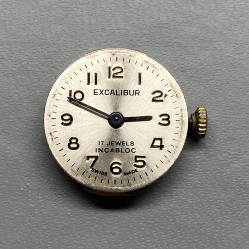 Vintage Excalibur FHF 69-21 Manual Wind Ladies Watch Movement. Spares ...