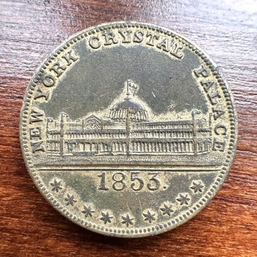 Rare 1853 NY Crystal Palace HB West's Famous Trained Dogs Token, Tray ...