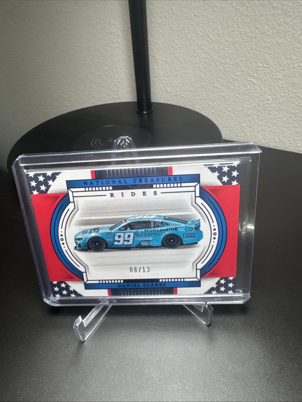 Daniel Suarez 2024 National Treasures NASCAR #QRG-DSZ Quad Race Gear ...